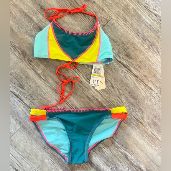 gianni bini girls | Swim | Gianni Binni Girls Gypsy Block Suit | Poshmark